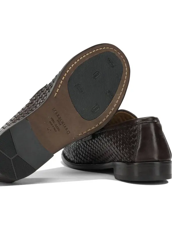 MARECHIARO 1962 Woven Leather Loafers