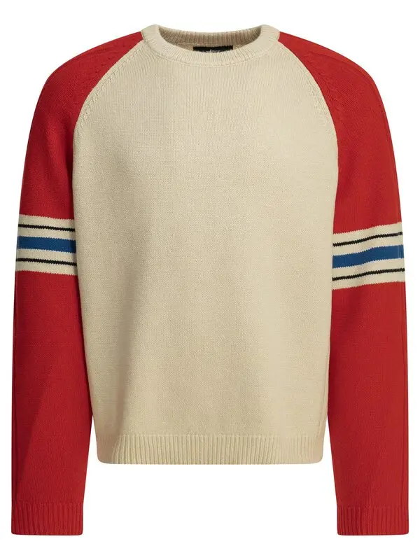 StÜssy Raglan Sleeve Knitwear - Red