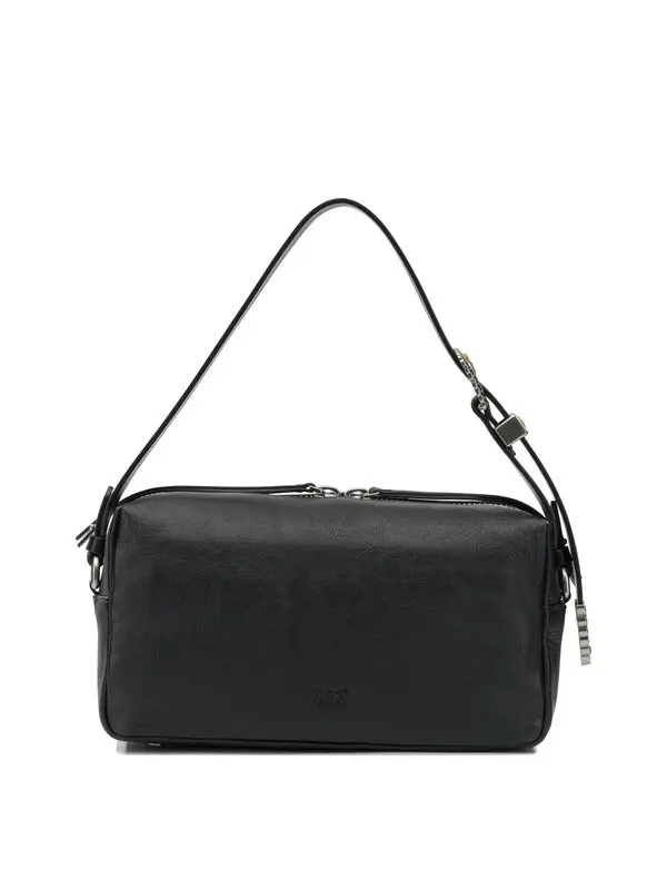 Pinko Leather Shoulder Bag With Adjustable Strap