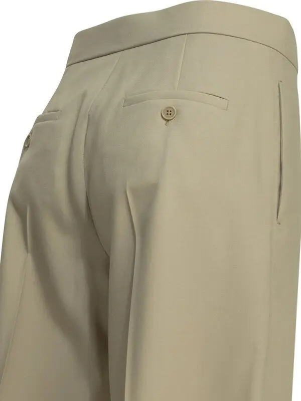 Max Mara Wool Blend Formal Bermuda Shorts