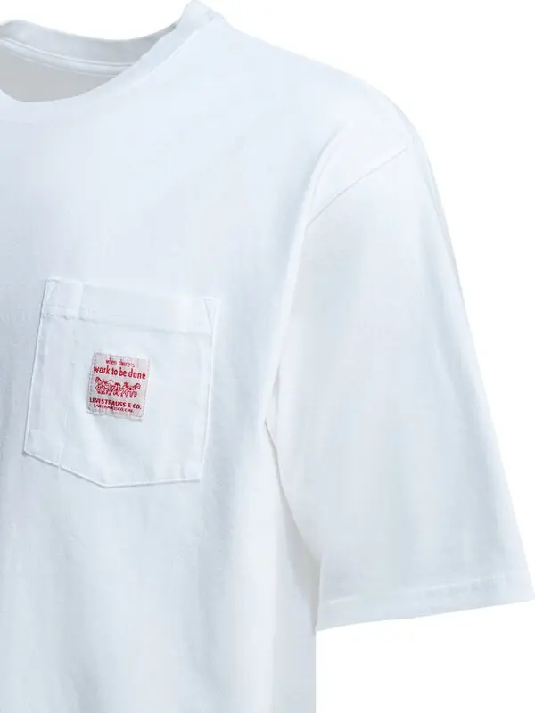 LEVI'S Workwear Crewneck T-shirt With Chest Pocket