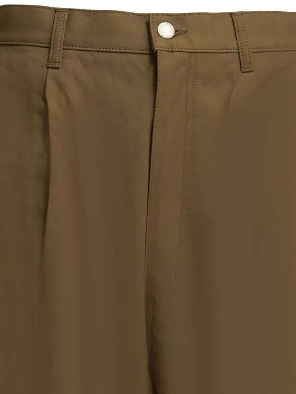 Comme Des Garçons Formal Cotton Shorts - Brown