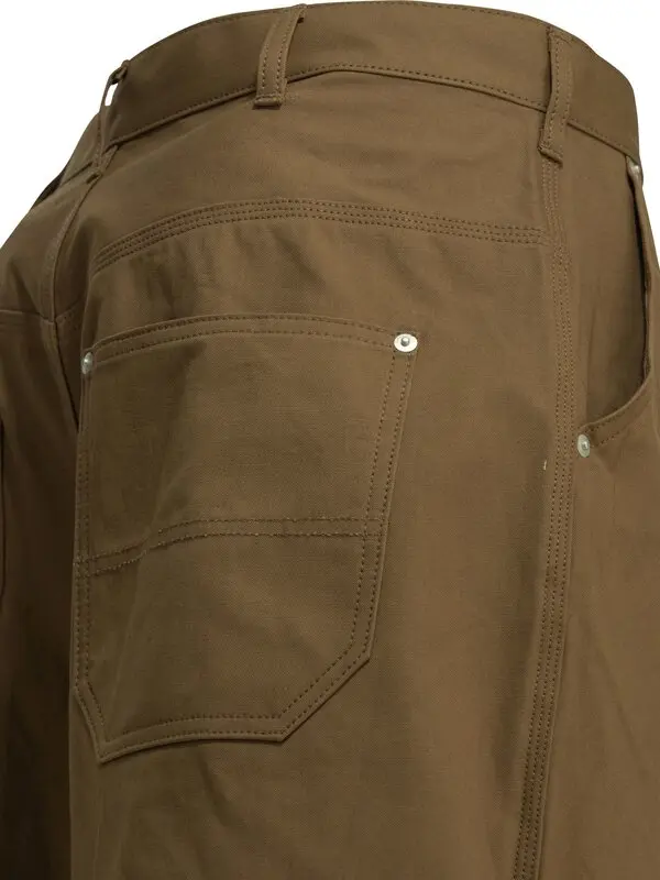Comme Des Garçons Formal Cotton Shorts - Brown