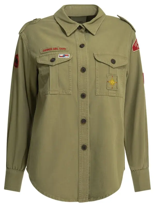 Isabel Marant Étoile Umberta' Cotton Twill Overshirt Jacket