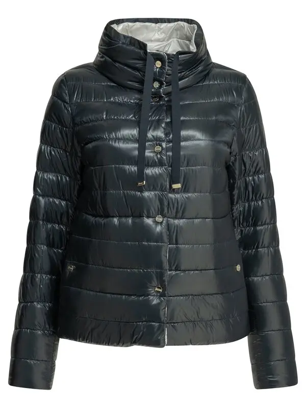 Herno Reversible Short Down Jacket - Blue