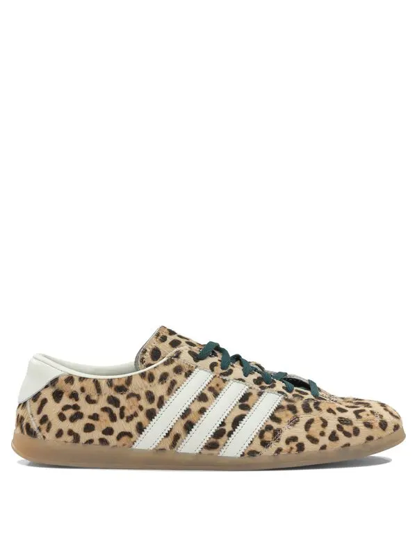 ADIDAS ORIGINALS Gazelle Lo Pro Leopard Print Leather Sneakers - Beige