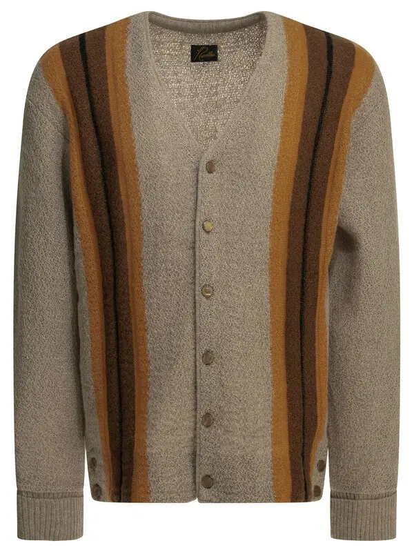 Needles Striped Mohair Blend Cardigan