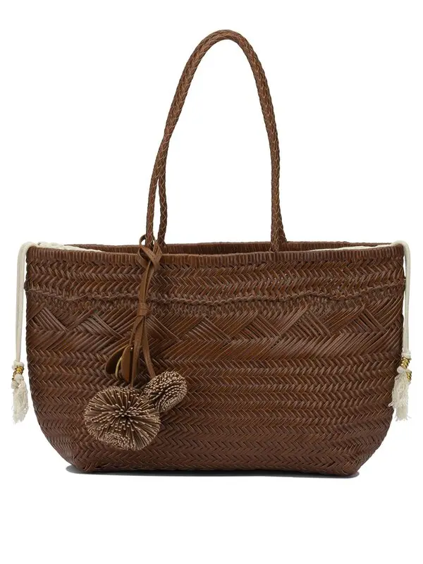 GIANNI CHIARINI Woven Leather Shoulder Bag