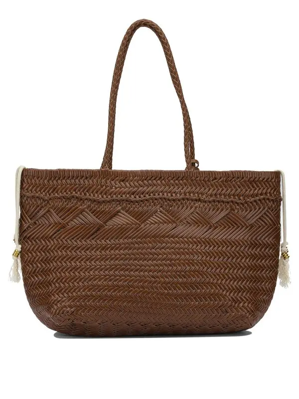 GIANNI CHIARINI Woven Leather Shoulder Bag