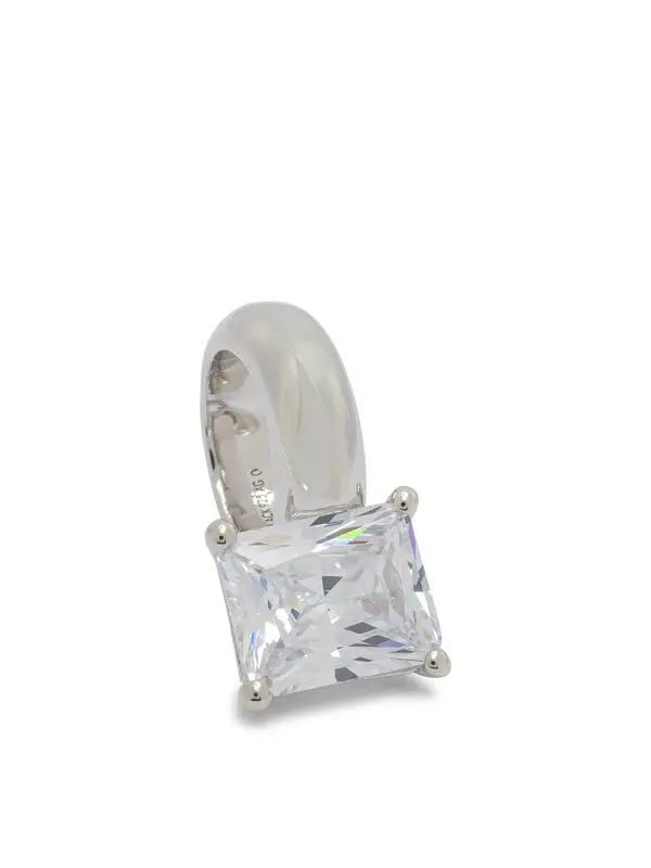 MARIA BLACK Jewels Sterling Pendant With Square Cut Crystal - Silver
