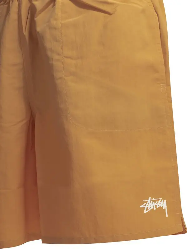 StÜssy Beachwear Nylon Shorts - Orange