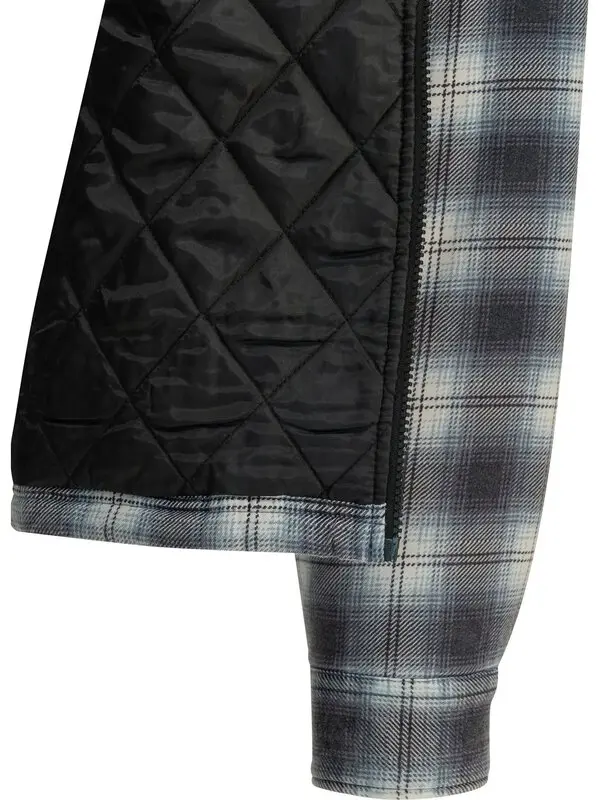 StÜssy Plaid Zip-up Hooded Sweatshirt