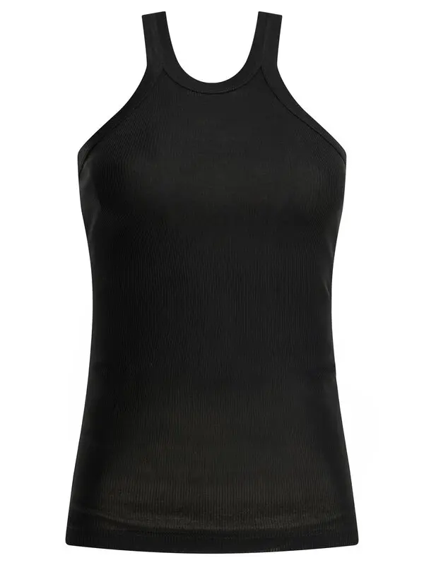 Max Mara Ribbed Cotton And Silk Tank Top