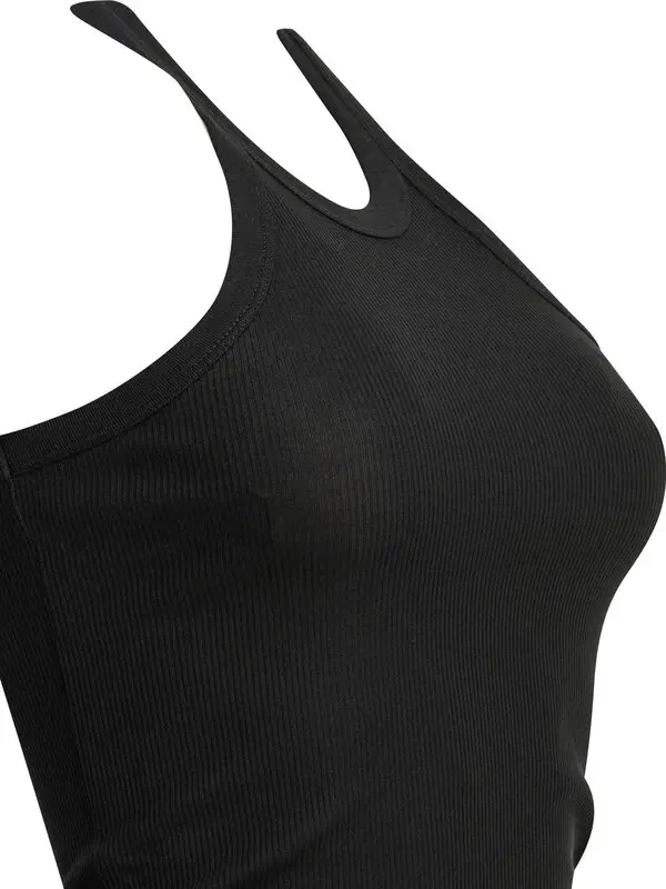 Max Mara Ribbed Cotton And Silk Tank Top