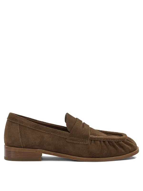 STRATEGIA Leather Loafers - Brown