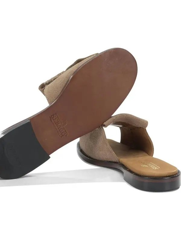 SEBAGO Fringes Slide Sandals - Beige