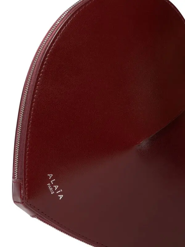 Alaïa Le Cœur Heart-shaped Crossbody Bag - Red