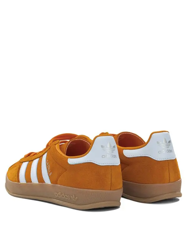 ADIDAS ORIGINALS Gazelle Indoor Low Top Suede Sneakers - Orange