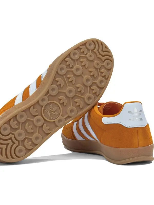 ADIDAS ORIGINALS Gazelle Indoor Low Top Suede Sneakers - Orange