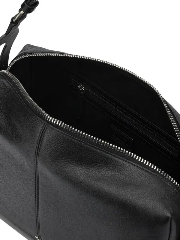 Pinko Leather Shoulder Bag With Buckle Detail
