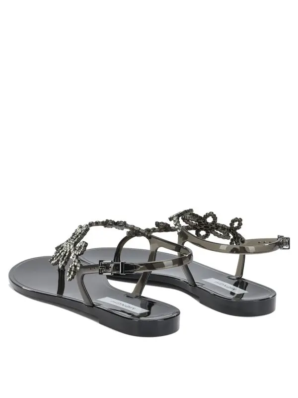 Menghi Galatea Jelly Embellished Thong Sandals