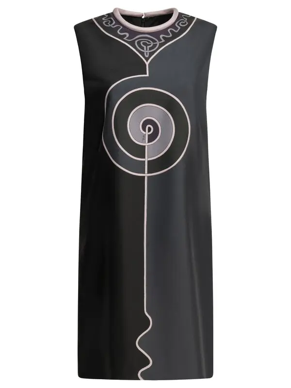 Emilio Pucci Astro Sleeveless Silk Mini Dress