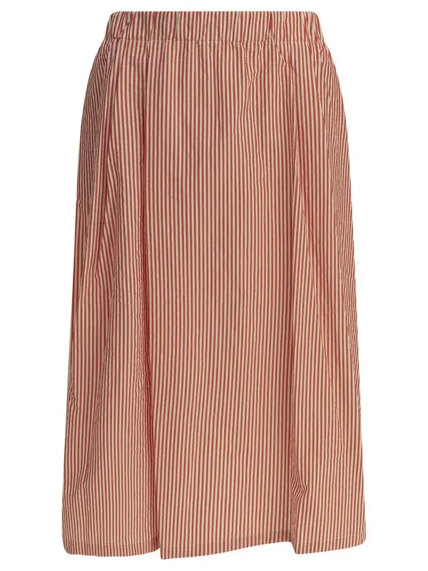 Apuntob Striped Cotton Skirt
