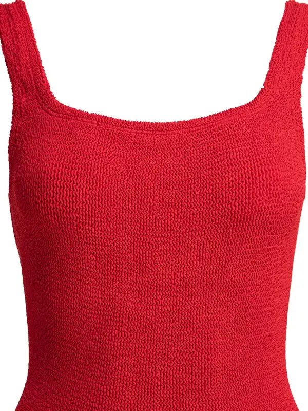 Hunza G Textured Square Neck Swimsuit