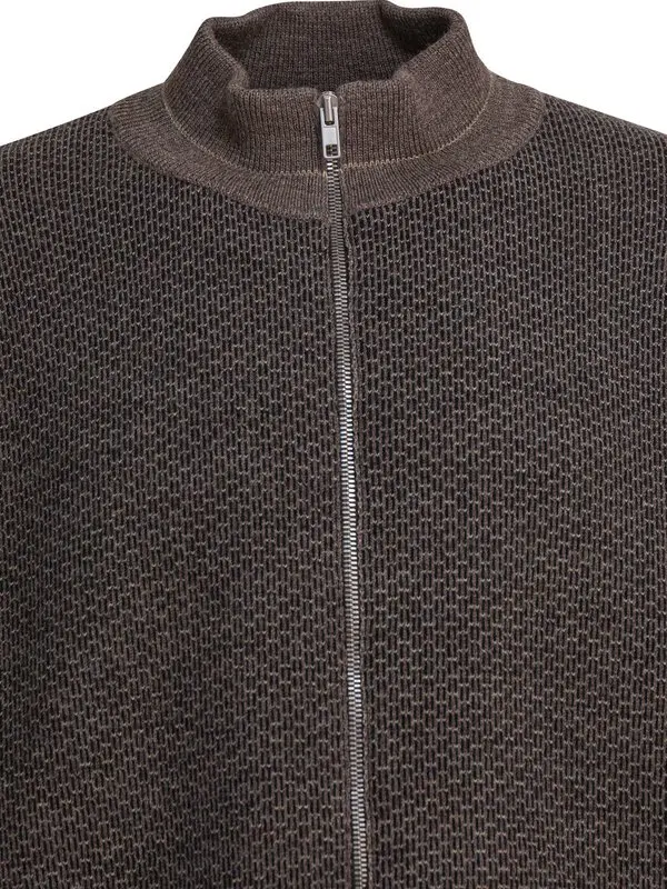 MAISON MARGIELA Wool Zippered Sweater