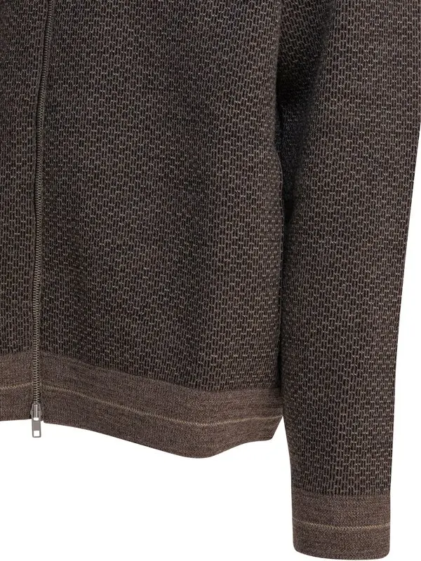 MAISON MARGIELA Wool Zippered Sweater