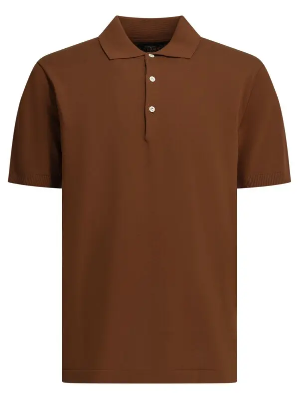 BEAMS Cotton Button Down Polo Shirt