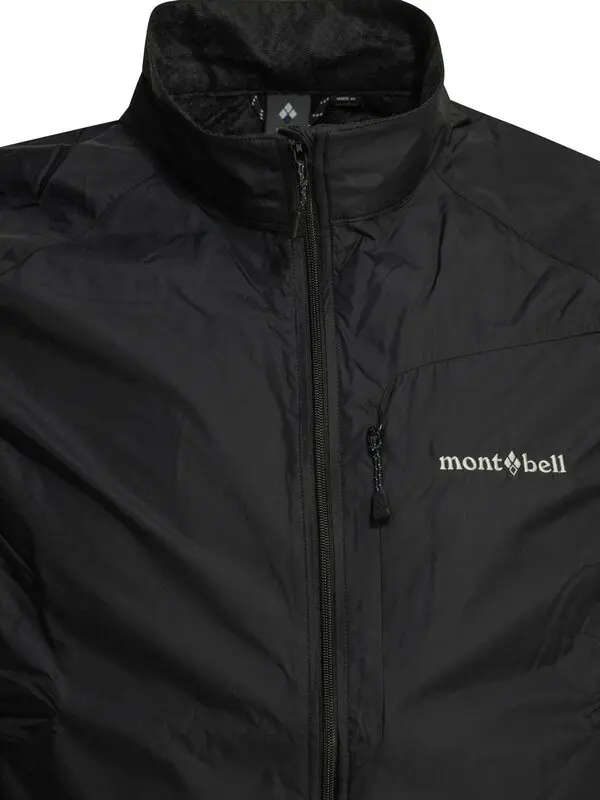 MONTBELL Zip-up Stand Collar Vest - Black