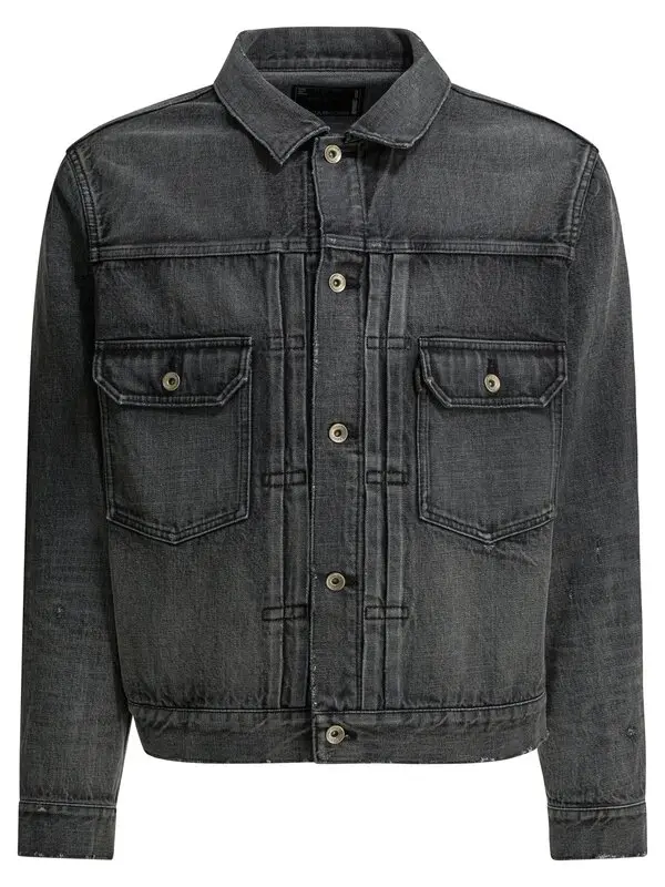 Sacai Beyondexx' Denim Jacket - Grey