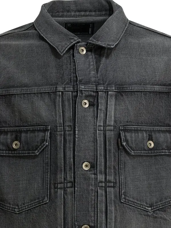Sacai Beyondexx' Denim Jacket - Grey