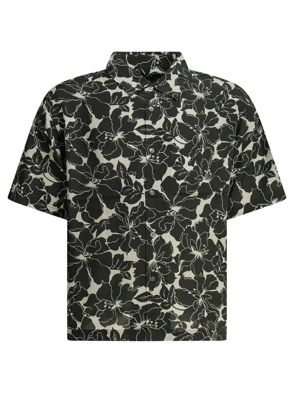 StÜssy Floral Print Viscose Shirt
