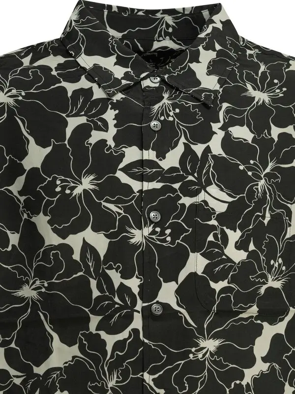 StÜssy Floral Print Viscose Shirt