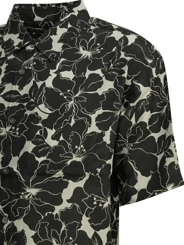 StÜssy Floral Print Viscose Shirt