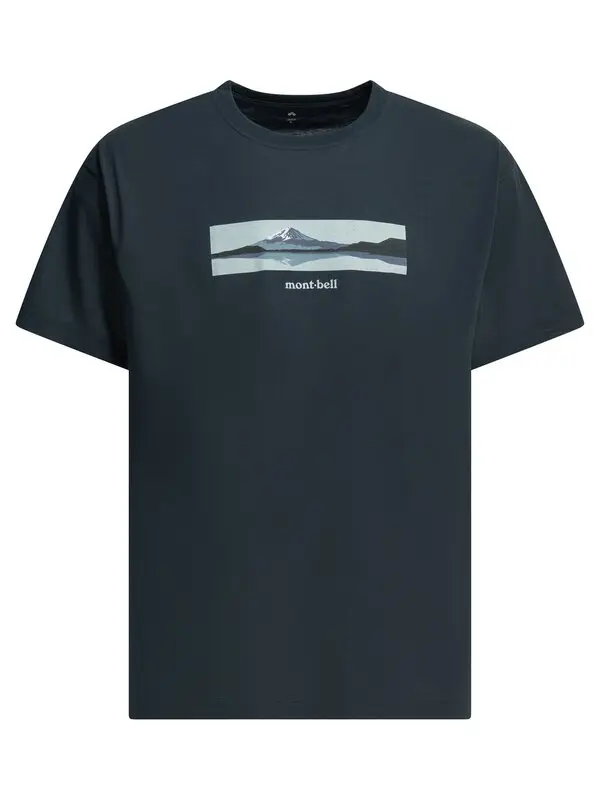 MONTBELL Graphic Print T-shirt - Blue