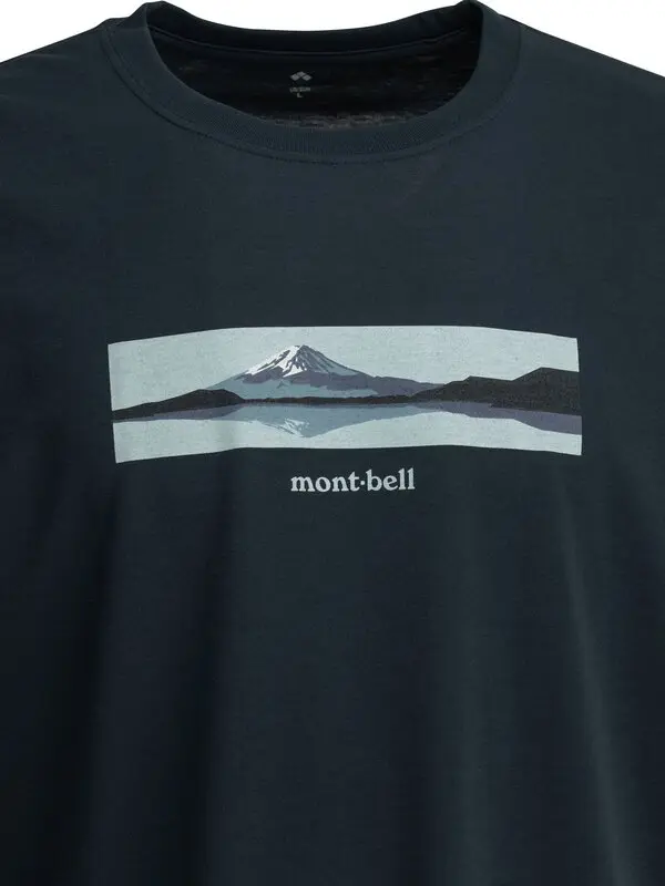 MONTBELL Graphic Print T-shirt - Blue