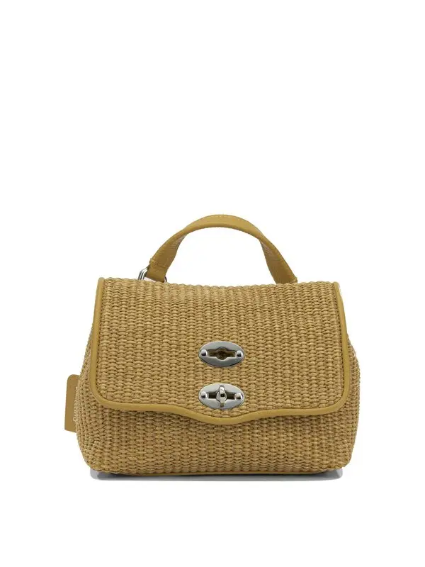 ZANELLATO Postina® Vimini Baby Woven Handbag - Yellow