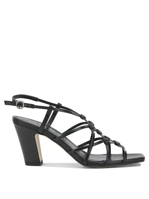 AeydĒ Acacia 75mm Heeled Sandals - Black