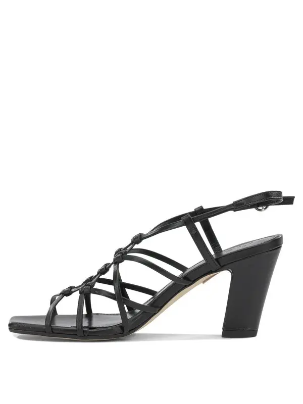 AeydĒ Acacia 75mm Heeled Sandals - Black