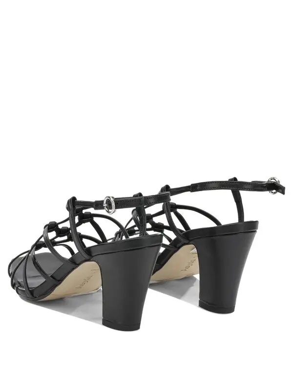 AeydĒ Acacia 75mm Heeled Sandals - Black