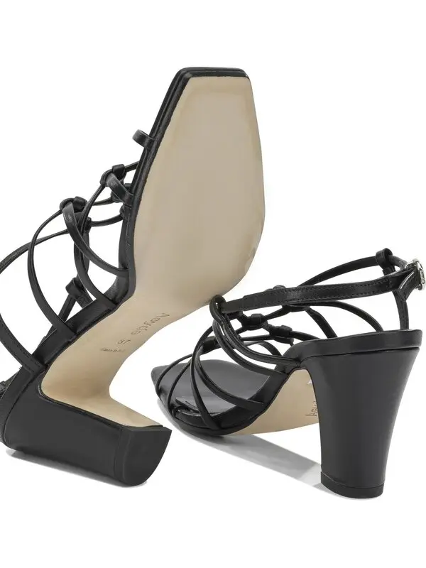 AeydĒ Acacia 75mm Heeled Sandals - Black