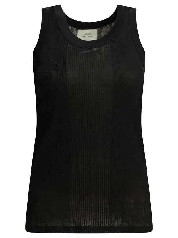 Loulou De Saison Ribbed Knit Tank Top