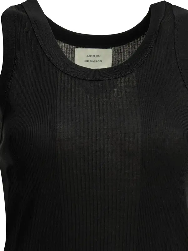 Loulou De Saison Ribbed Knit Tank Top