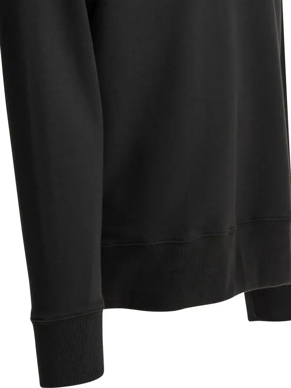 MERZ B. SCHWANEN The Originals Vintage" Crewneck Sweatshirt In Organic Cotton - Black