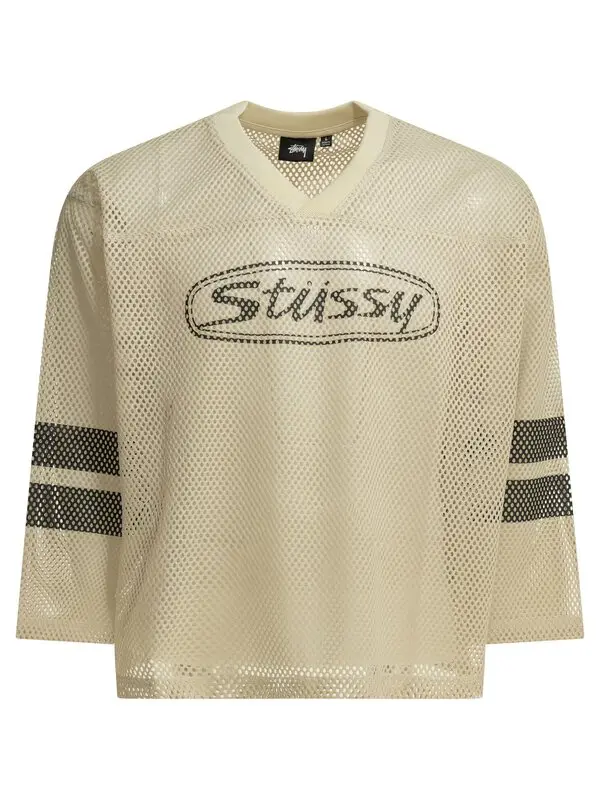 StÜssy Mesh Jersey With Graphic Detail