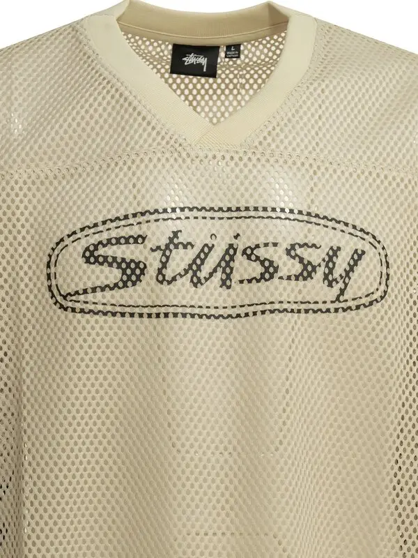 StÜssy Mesh Jersey With Graphic Detail