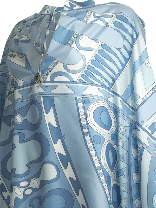 Emilio Pucci Silk Twill Soleil Caftan Dress